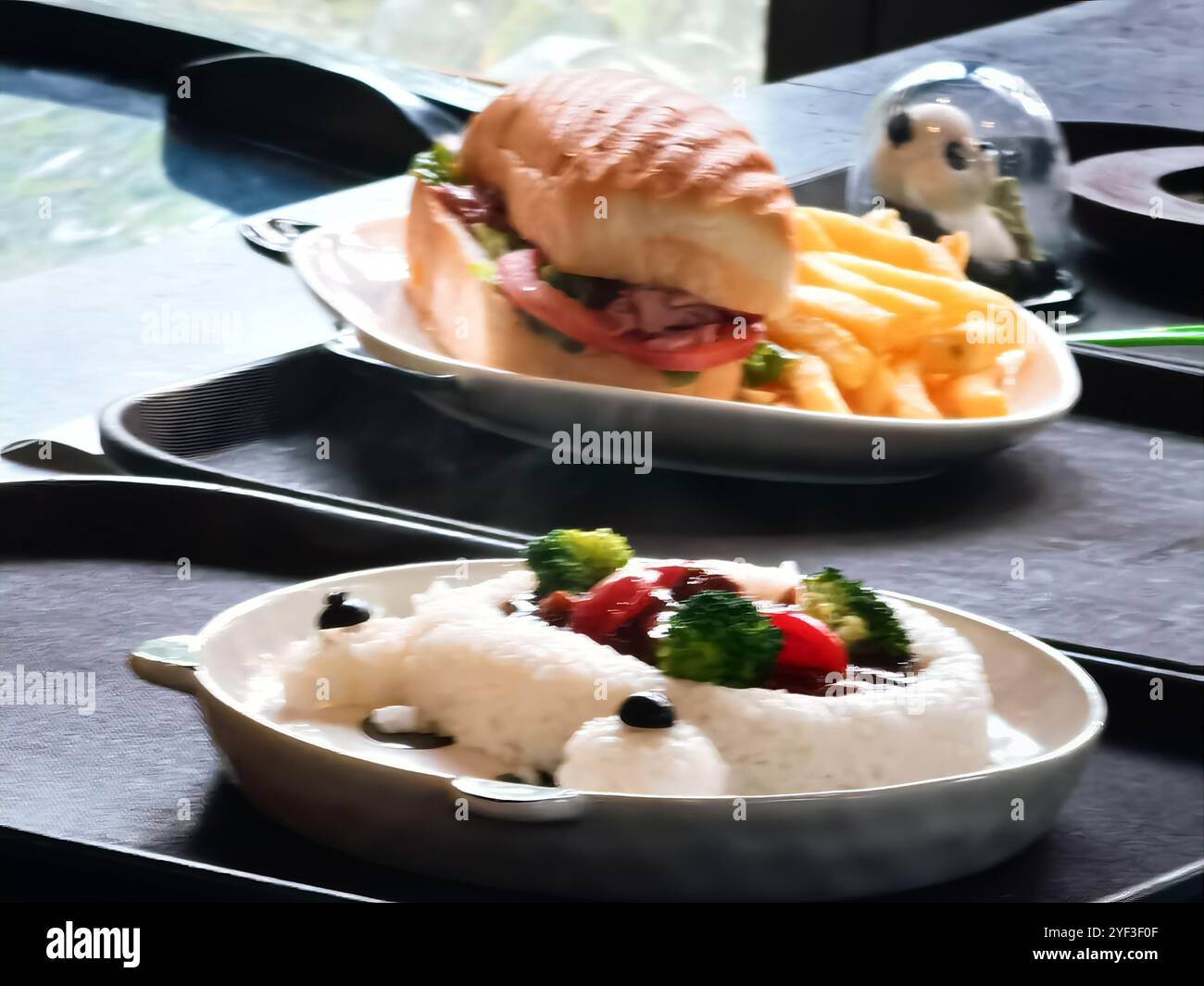 BEIJING, CHINA - NOVEMBER 3, 2024 - Food on display at the Giant Panda ...