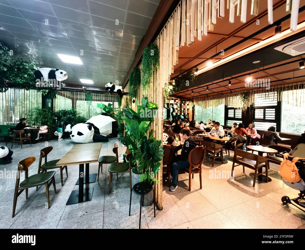 Giant panda in panda house hi-res stock photography and images - Alamy