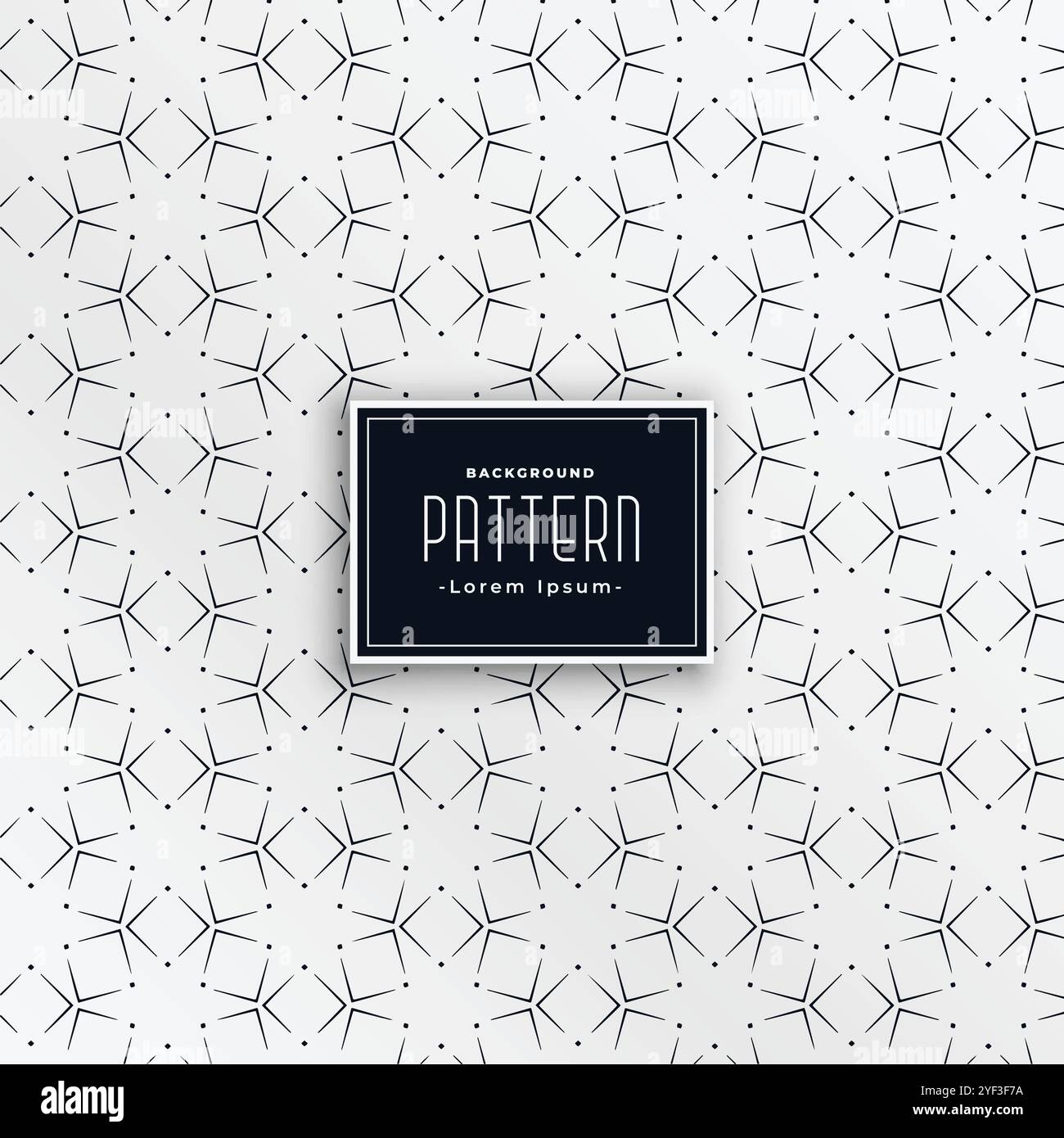 geometric squares pattern forming stars background Stock Vector Image ...