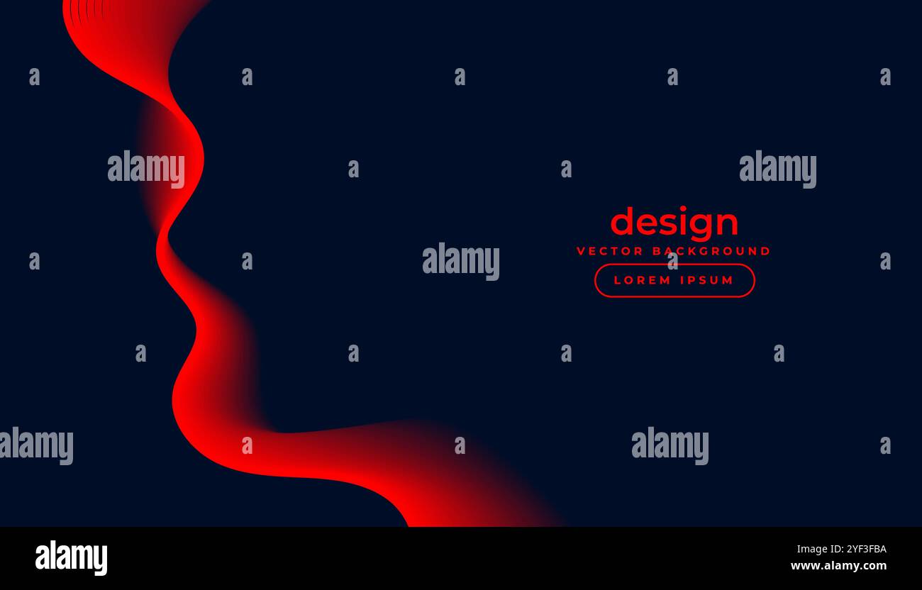 dark blue background with red wavy lines Stock Vector Image & Art - Alamy