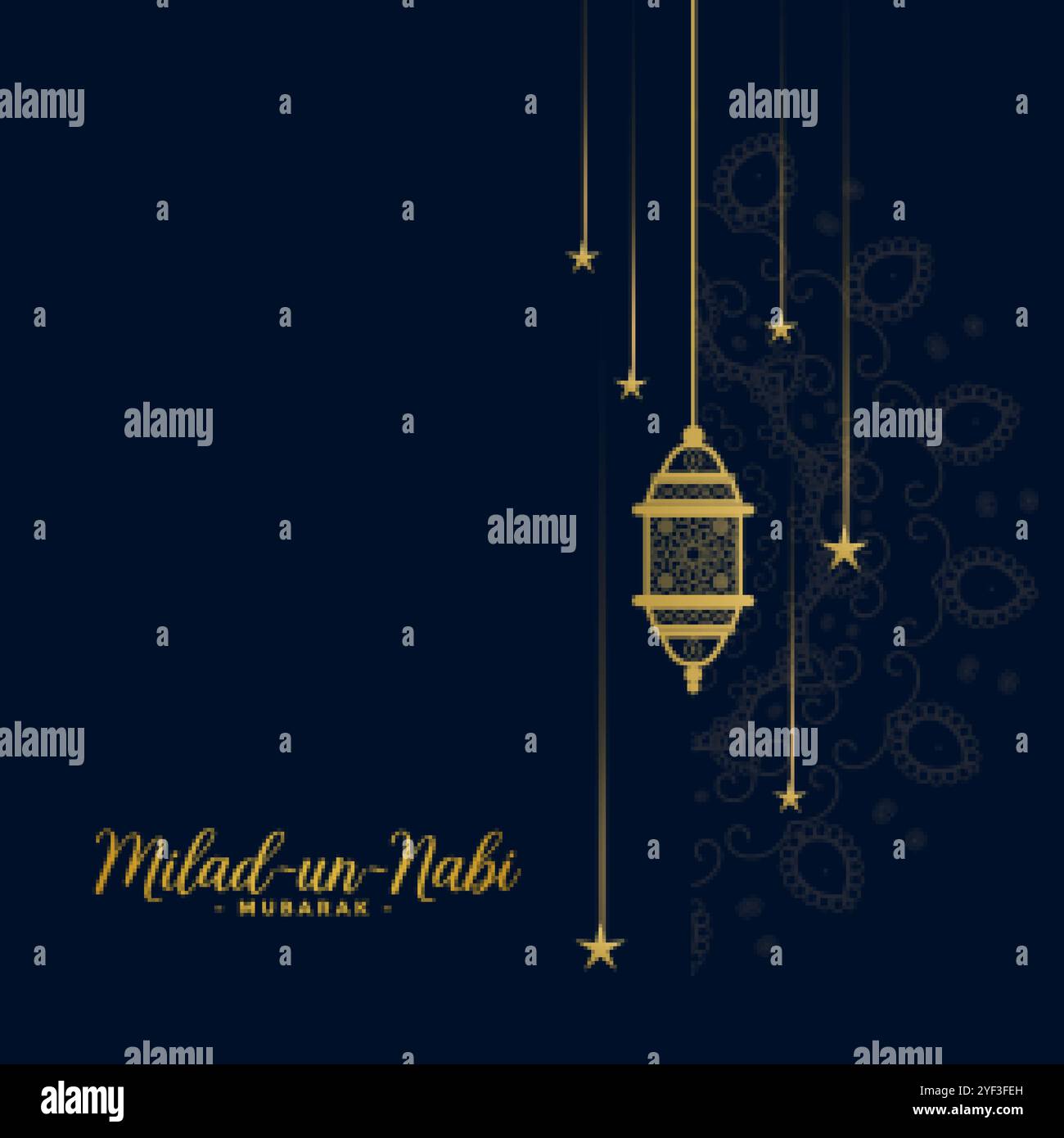 milad un nabi decorative islamic card design Stock Vector Image & Art ...