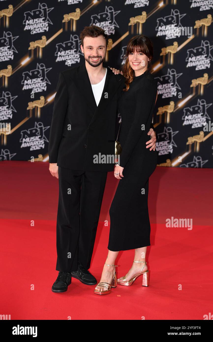 Cannes, France. 01st Nov, 2024. Tom Villa and Marion Dupont attend the ...