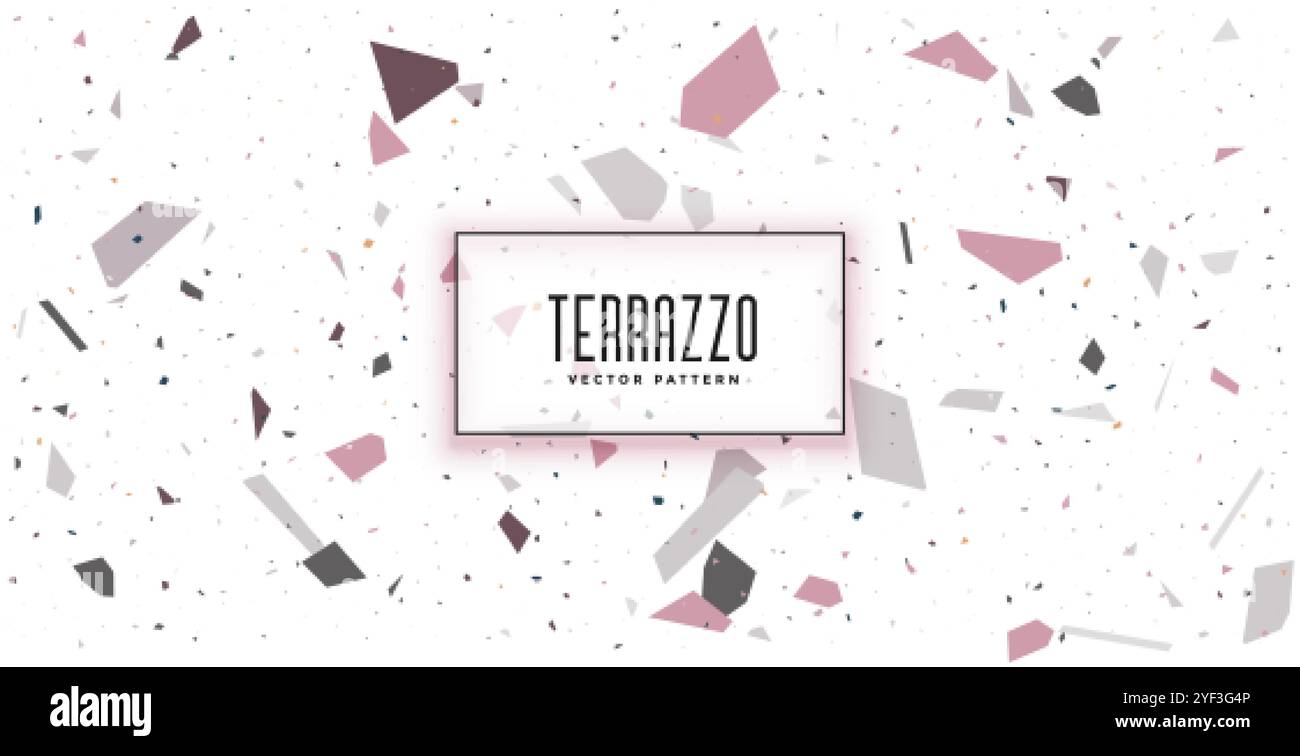 white terrazzo floor tiles pattern texture background design Stock ...