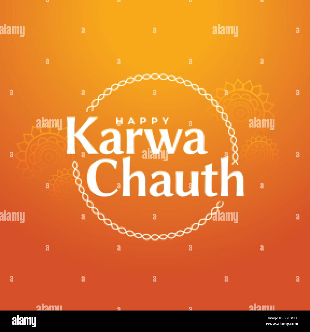 Happy karwa chauth traditional indian festival greeting card vector ...