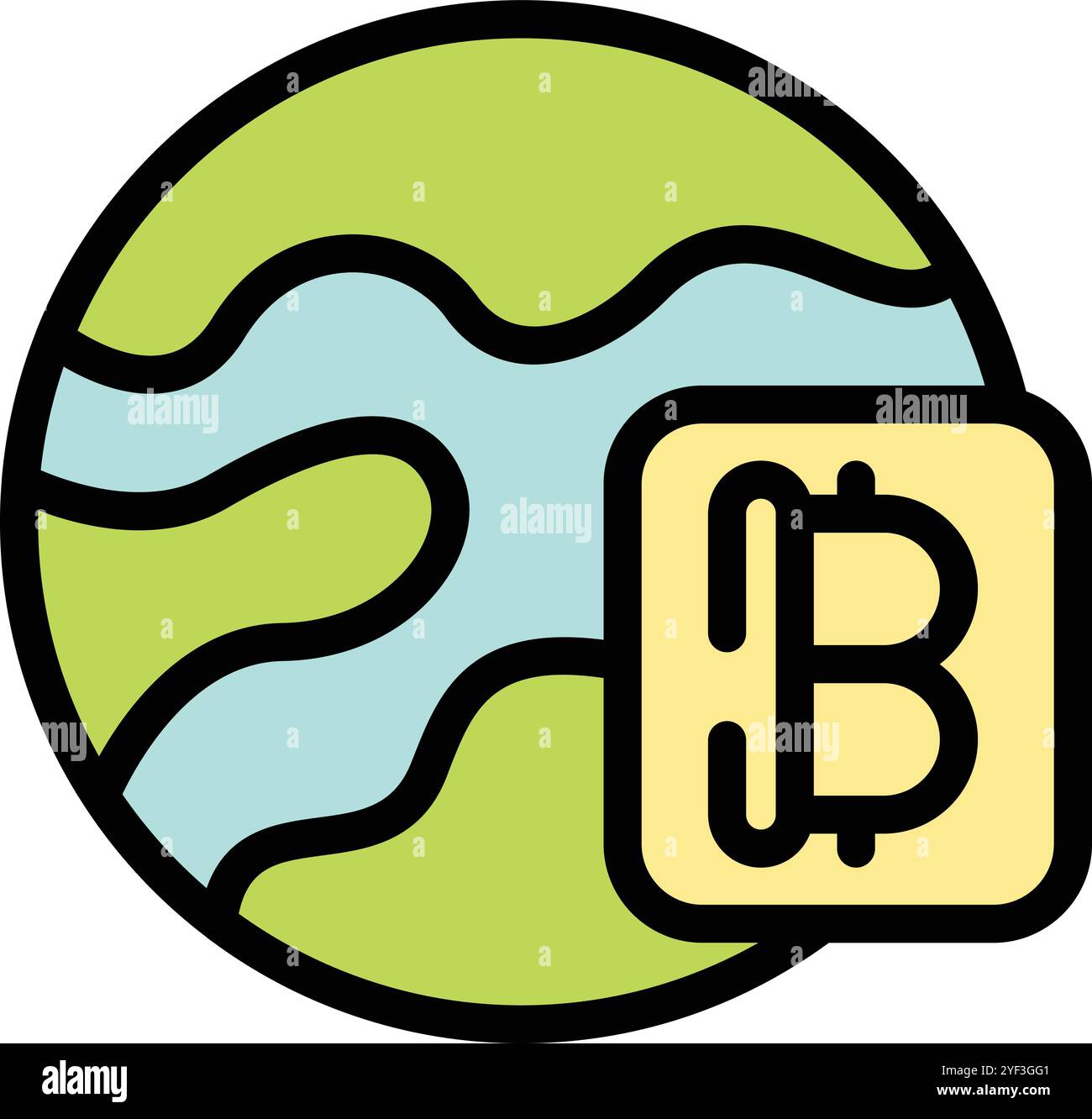 Colorful world globe representing earth hi-res stock photography and ...