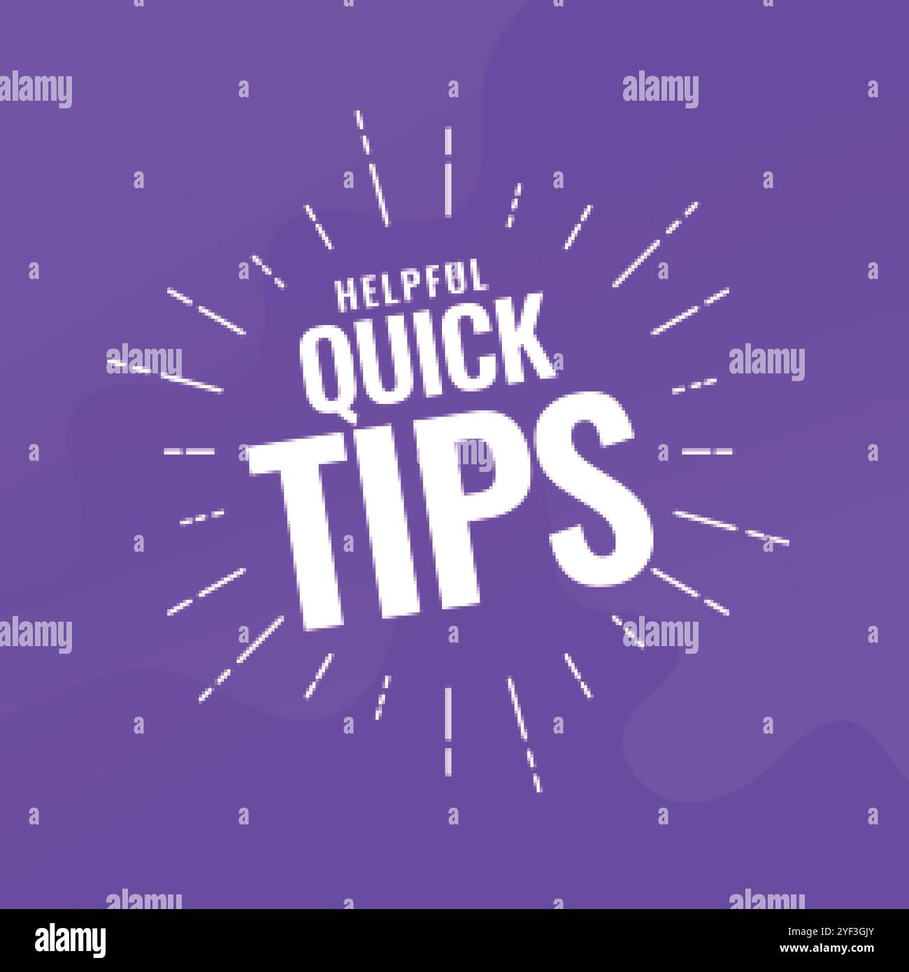 helpful quick tips purple background design Stock Vector Image & Art ...