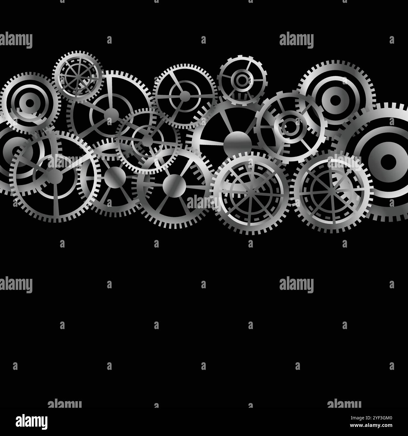 Different sizes cogwheel hi-res stock photography and images - Alamy