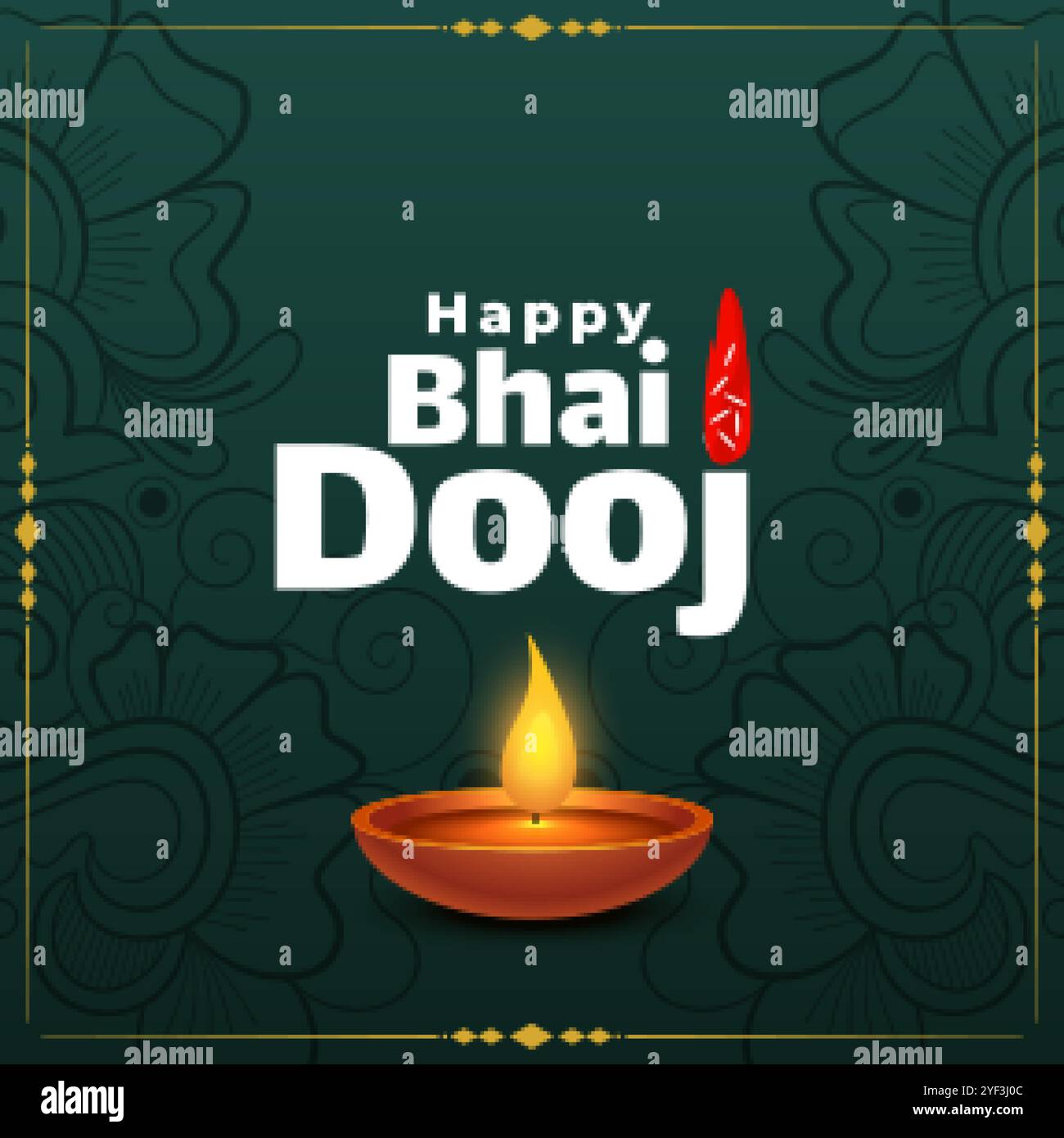 Brother puja Stock Vector Images - Alamy