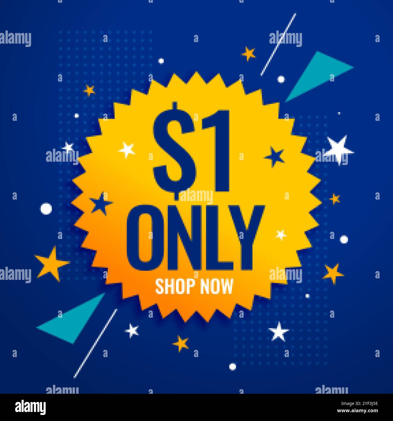 One dollar only Stock Vector Images - Alamy