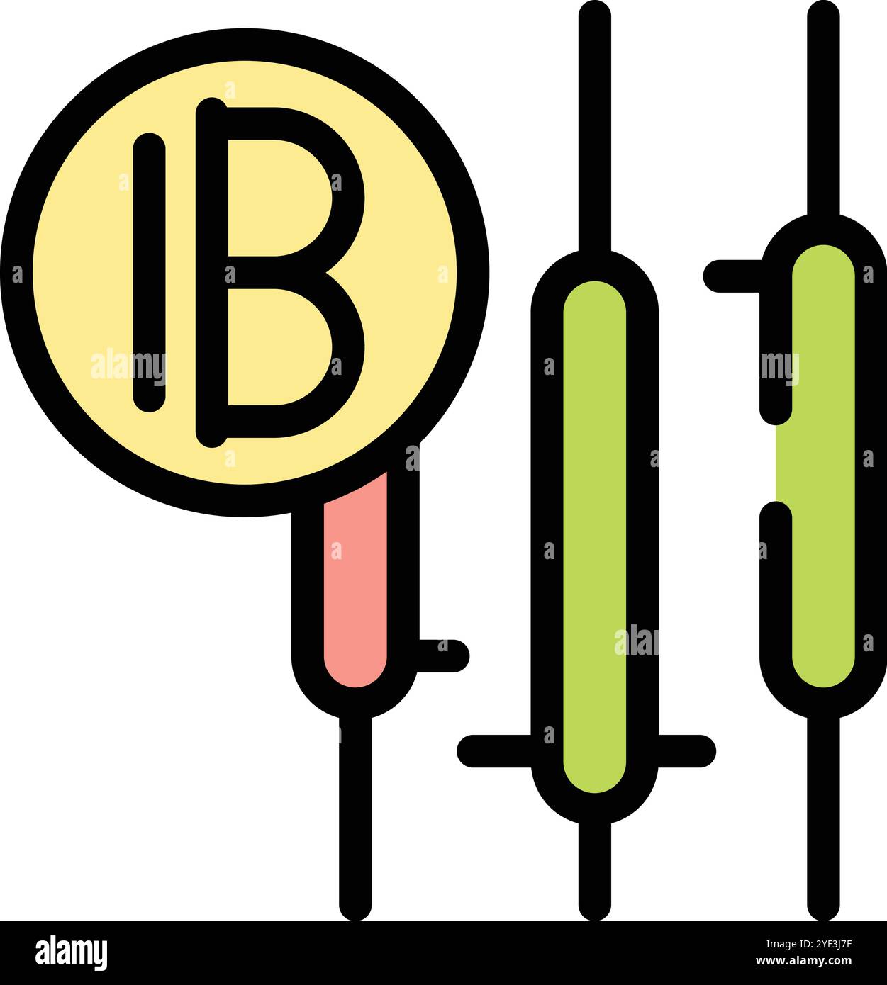 Thai market green Stock Vector Images - Alamy