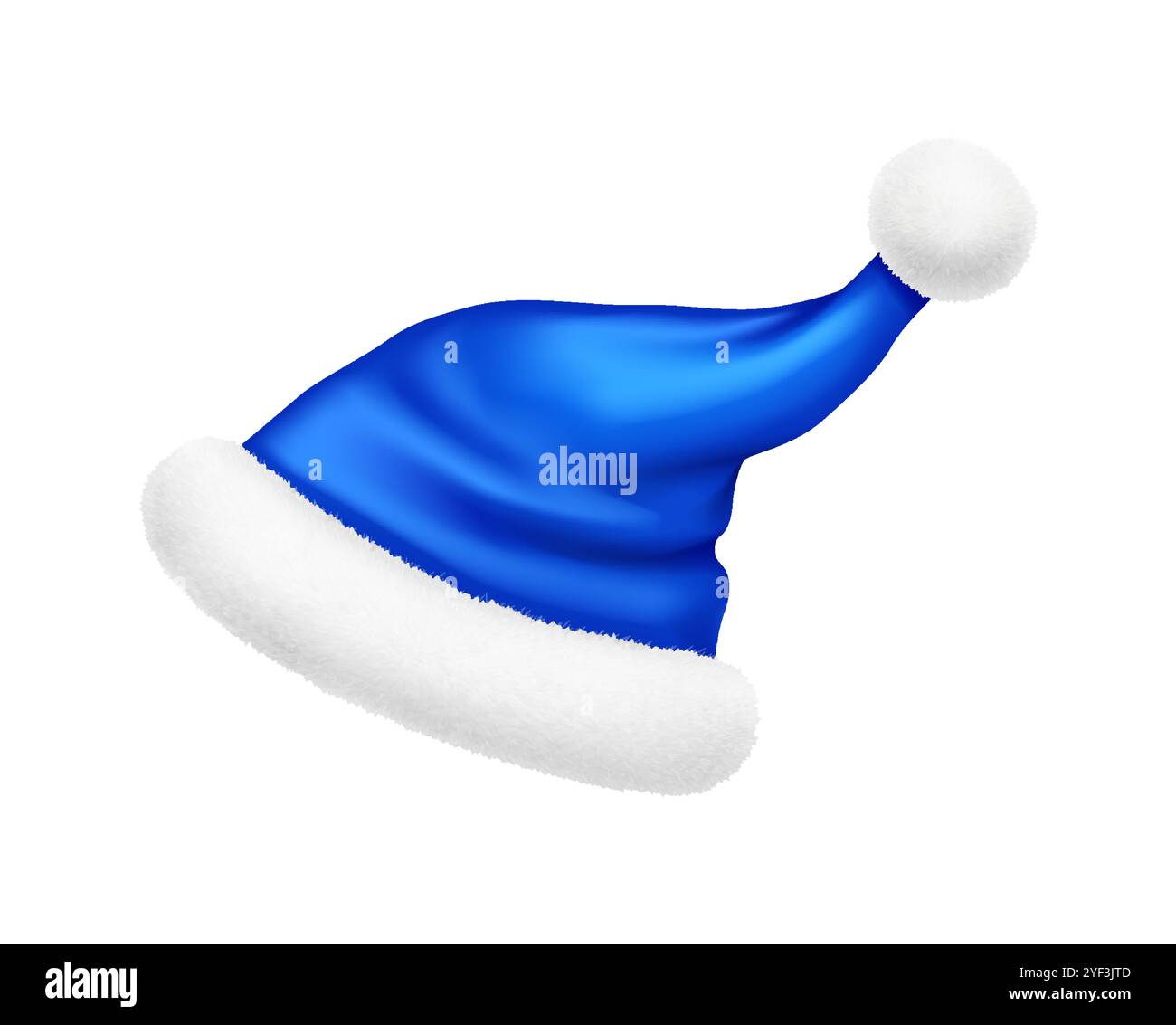 Santa hat side view Stock Vector Images - Alamy