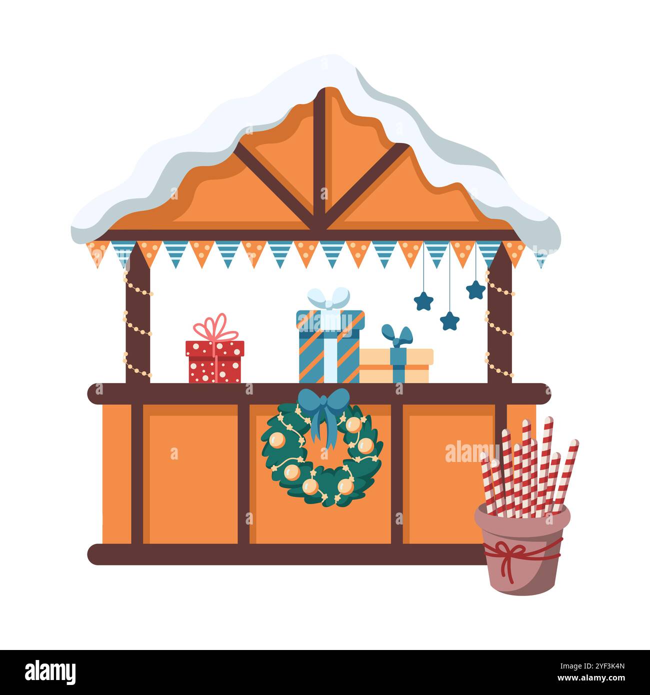 Food retail decor Cut Out Stock Images & Pictures - Alamy