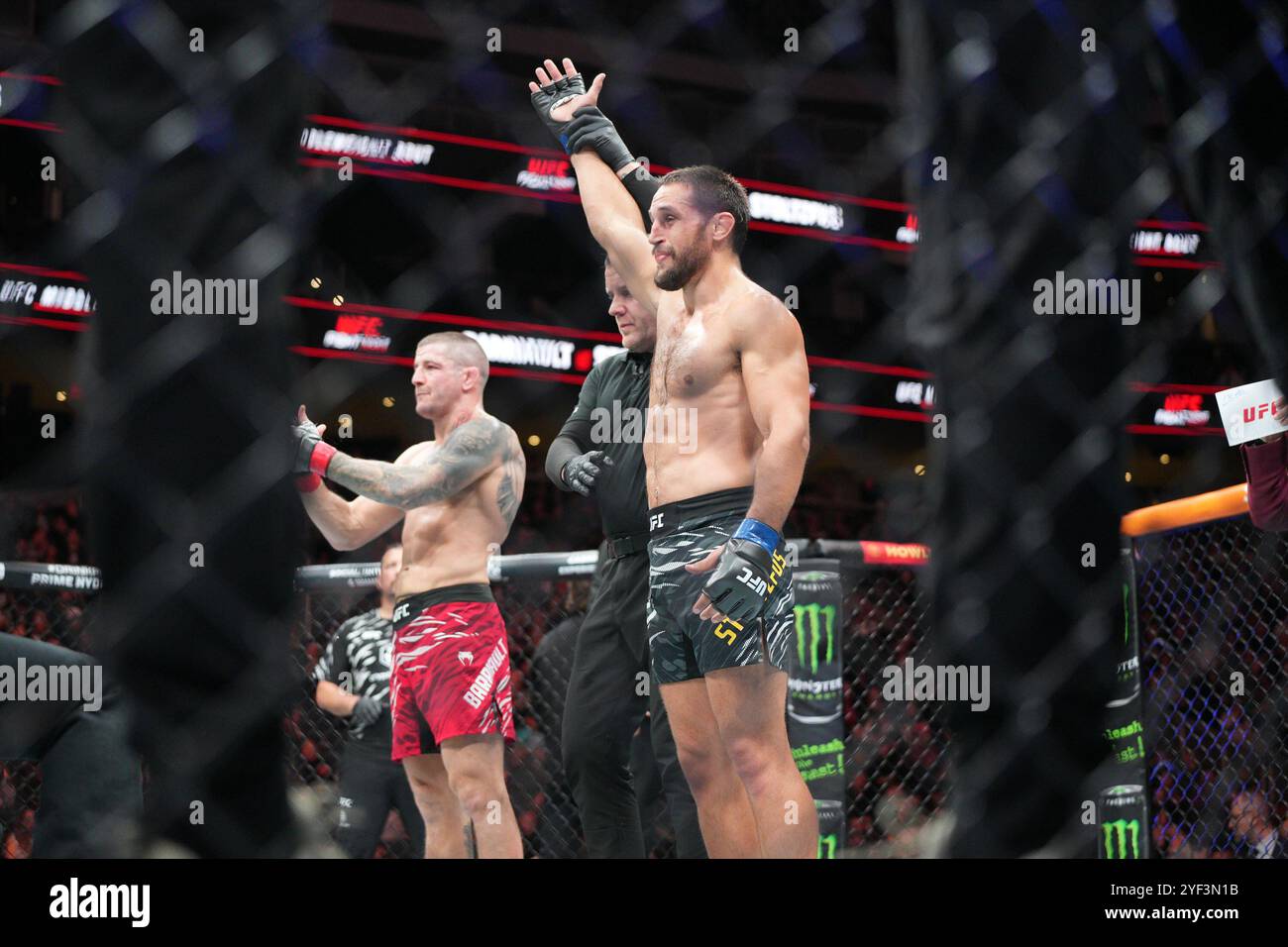 EDMONTON, CANADA - NOVEMBER 2: Dustin Stoltzfus battles Marc-Andre ...