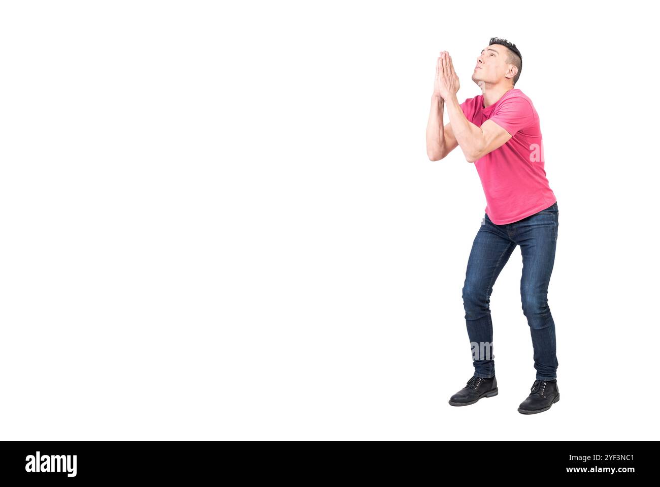 Please pray Cut Out Stock Images & Pictures - Alamy