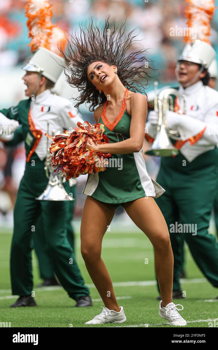 Miami hurricanes cheerleaders hi-res stock photography and images - Alamy