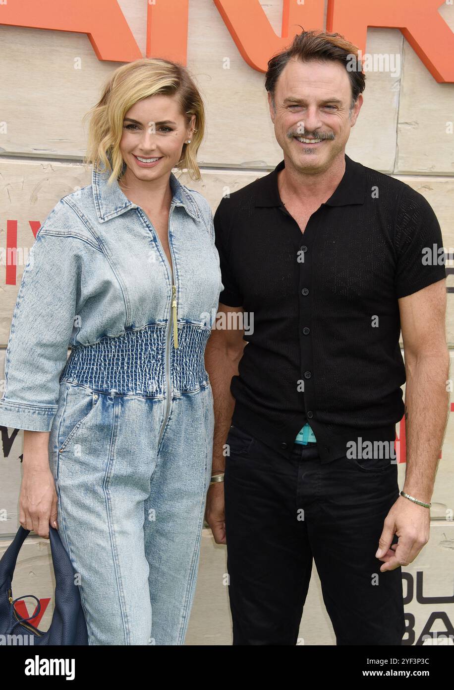 Santa Monica, USA. 02nd Nov, 2024. Brianna Brown and Tony Crane ...
