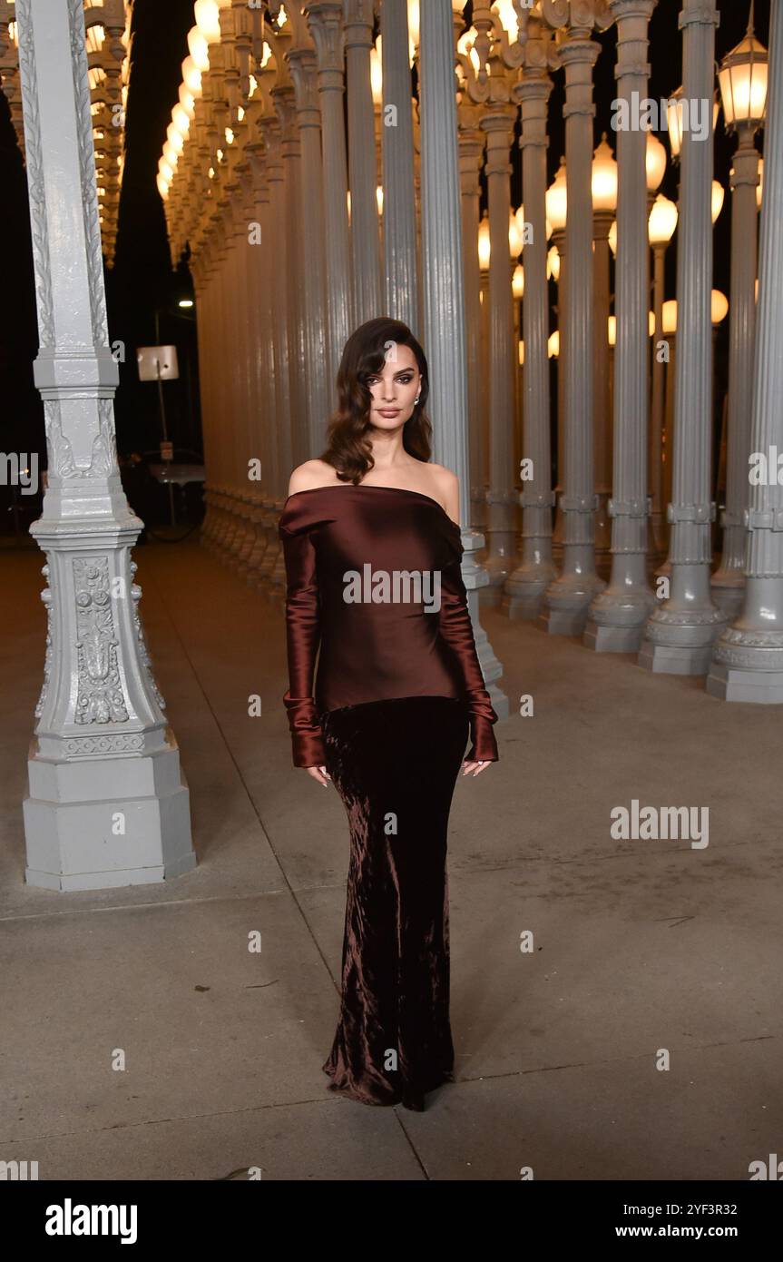 Emily Ratajkowski arrives at the LACMA Art+Film Gala on Saturday, Nov ...