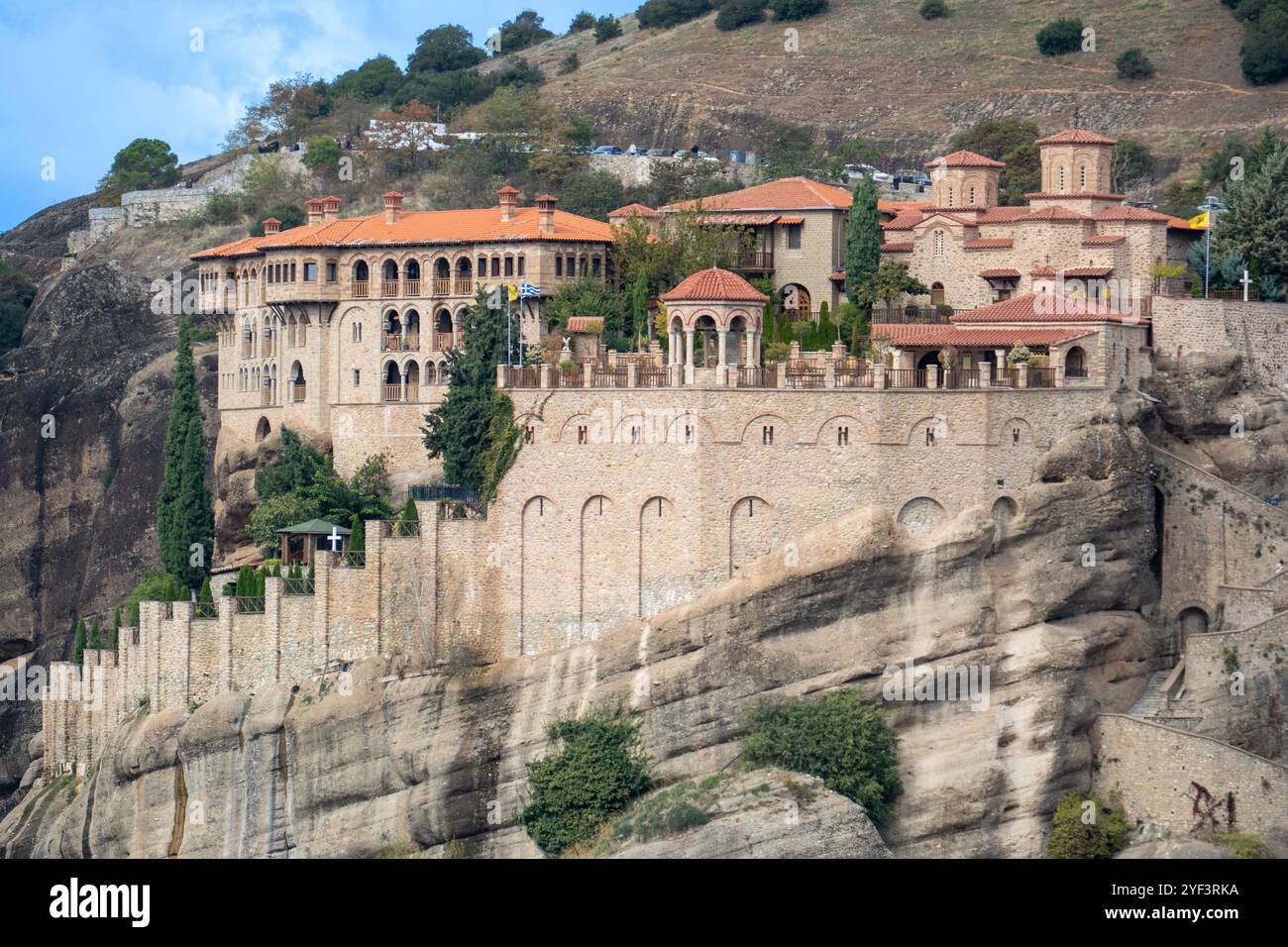 The monastery of Agion Panton, All Saints, also known as Varlaam ...