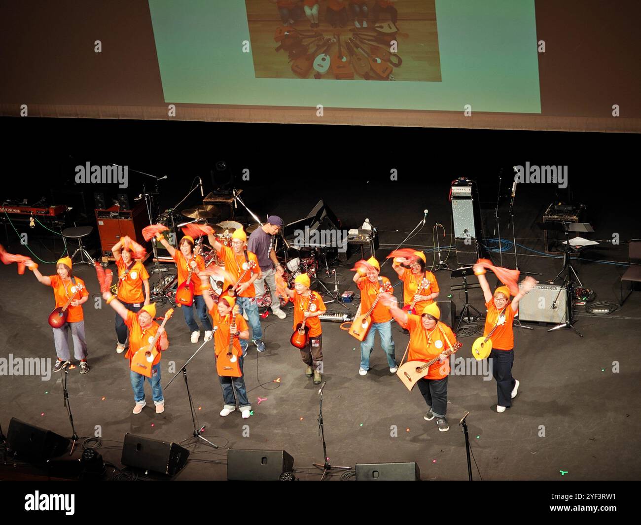 KERA, JAPAN - NOVEMBER 2, 2024 - Famous singer BEGIN sings at the ...