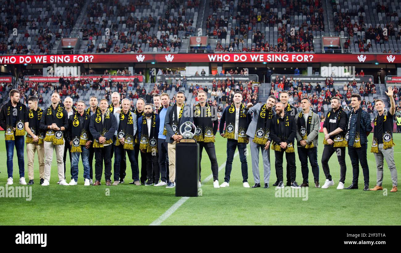 Sydney, Australia. 02nd Nov, 2024. Members of the 2014 AFC Asian Cup ...