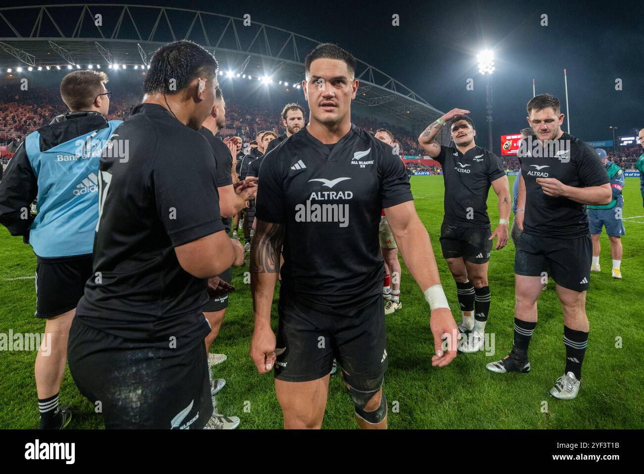 Limerick, Ireland. 03rd Nov, 2024. Quinn Tupaea of All Blacks after the ...