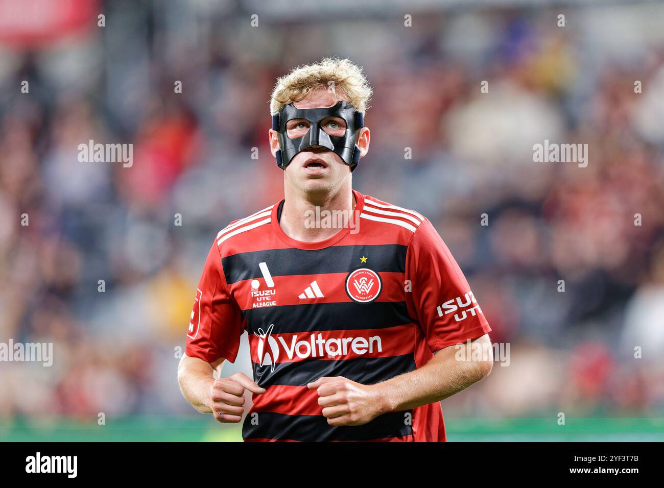 Sydney, Australia. 02nd Nov, 2024. Zachary Sapsford of the Wanderers ...