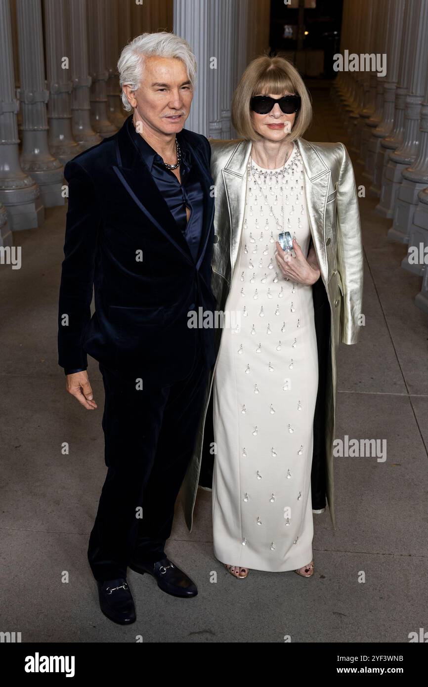 Los Angeles, USA. 02nd Nov, 2024. Baz Luhrmann and Anna Wintour attend ...