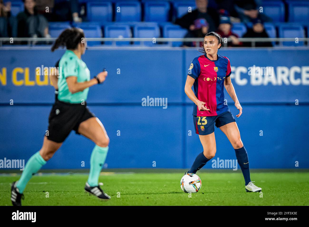 Barcelona, Spain. 02nd Nov, 2024. Ingrid Engen (FC Barcelona) seen in ...