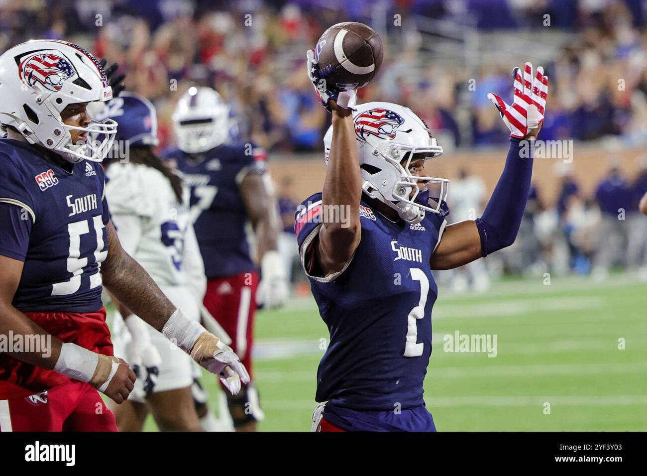 November 2, 2024: South Alabama Jaguars wide receiver Jamaal Pritchett ...