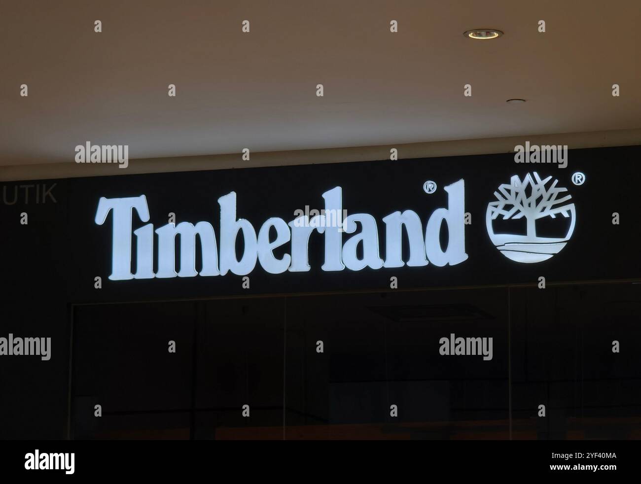 KUALA LUMPUR, MALAYSIA - AUGUST 28, 2024: Timberland brand retail shop ...