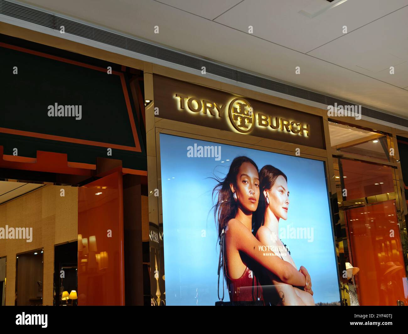 KUALA LUMPUR, MALAYSIA - AUGUST 28, 2024: Tory Burch brand retail shop ...