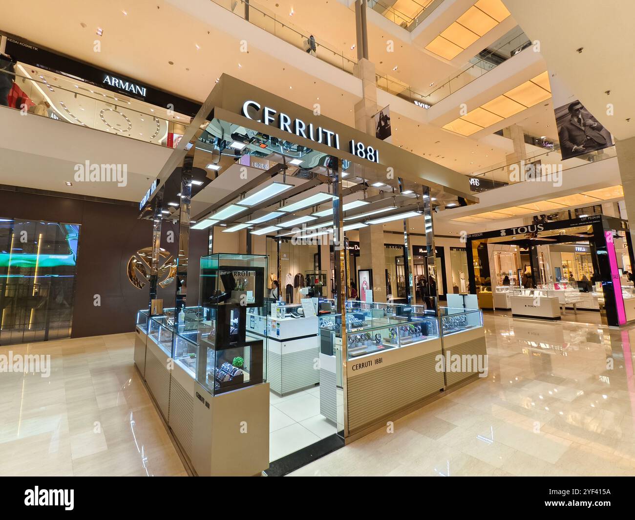 KUALA LUMPUR, MALAYSIA - AUGUST 28, 2024: Cerruti 1881 brand retail ...
