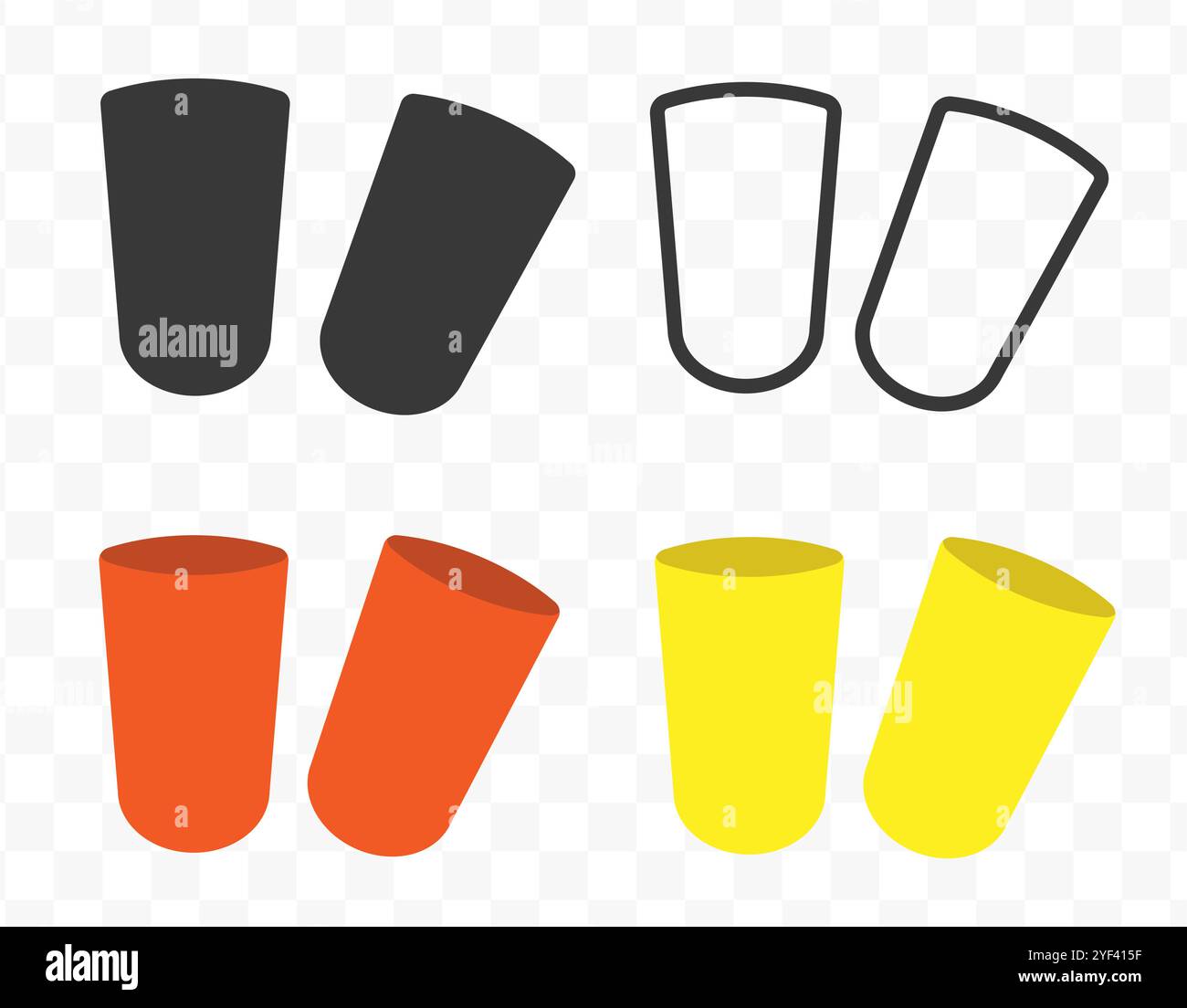 Hearing protection ear plug icon symbol. Ear safety sign, protective ...