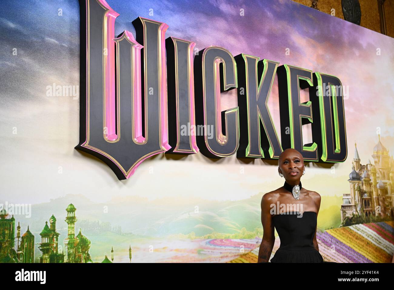 Sydney, Australia. 03rd Nov, 2024. Wicked cast member Cynthia Erivo ...