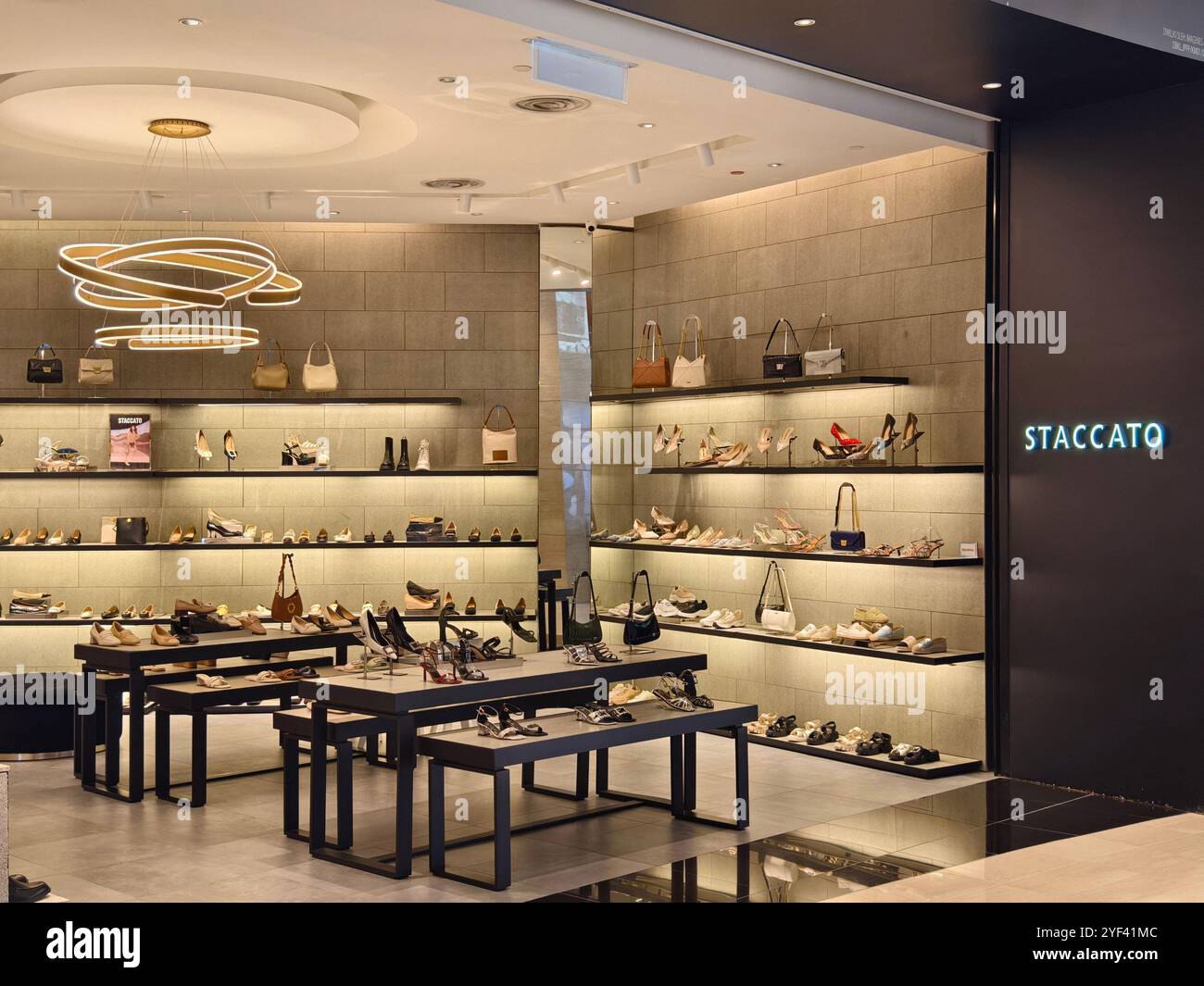 KUALA LUMPUR, MALAYSIA - AUGUST 28, 2024: Staccato brand retail shop in ...
