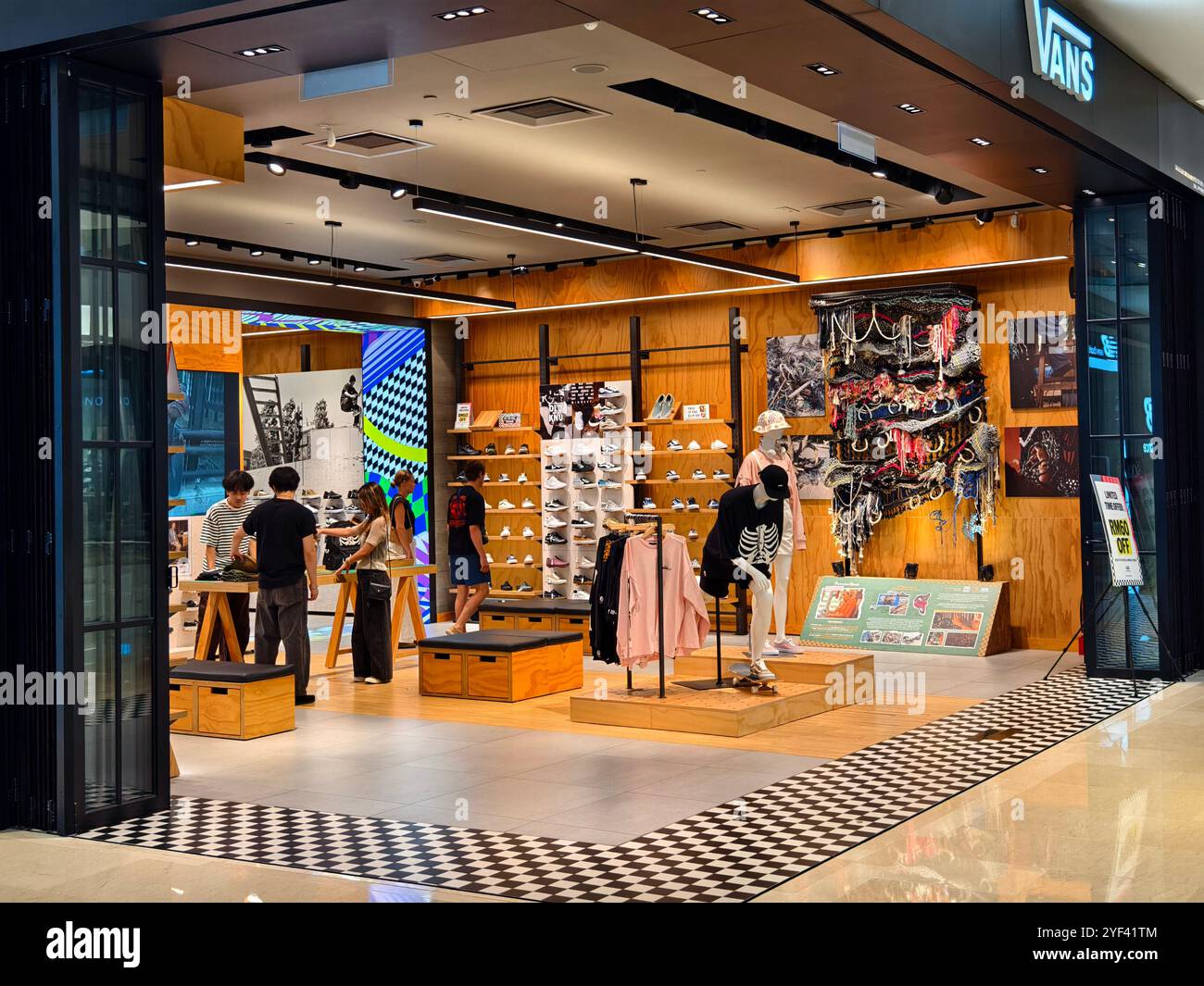 KUALA LUMPUR, MALAYSIA - AUGUST 28, 2024: Vans brand retail shop in the ...