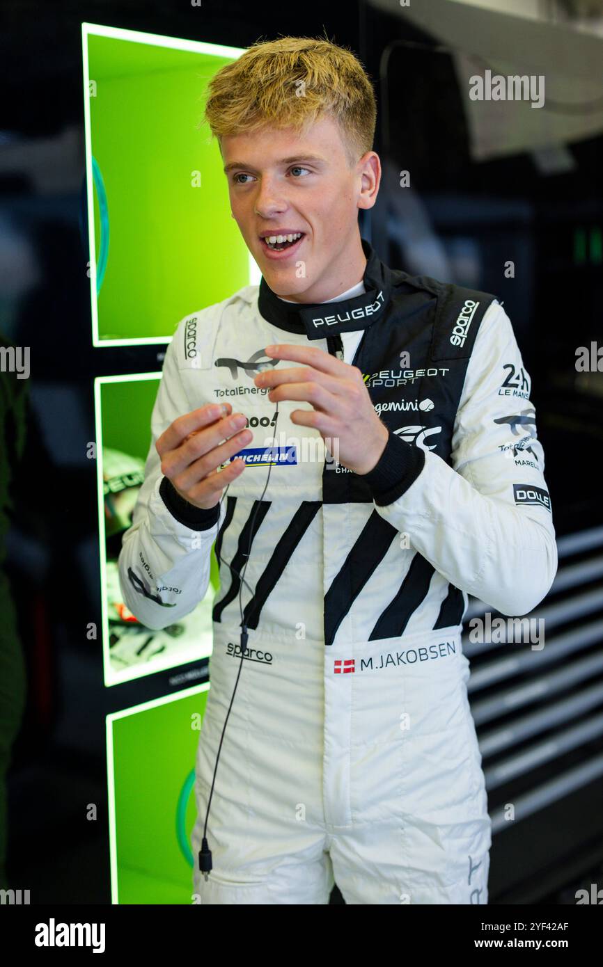 Sakhir, Bahrain. 3rd Nov, 2024. JAKOBSEN Malthe (dnk), New Peugeot ...