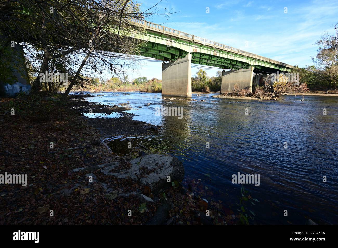 Bridge at Falmouth Crossing on the North Bank of the Rappahannock River ...