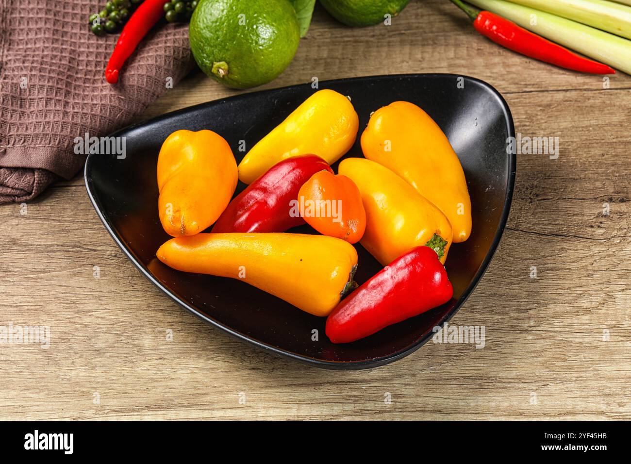 Mini brown bell pepper hi-res stock photography and images - Alamy