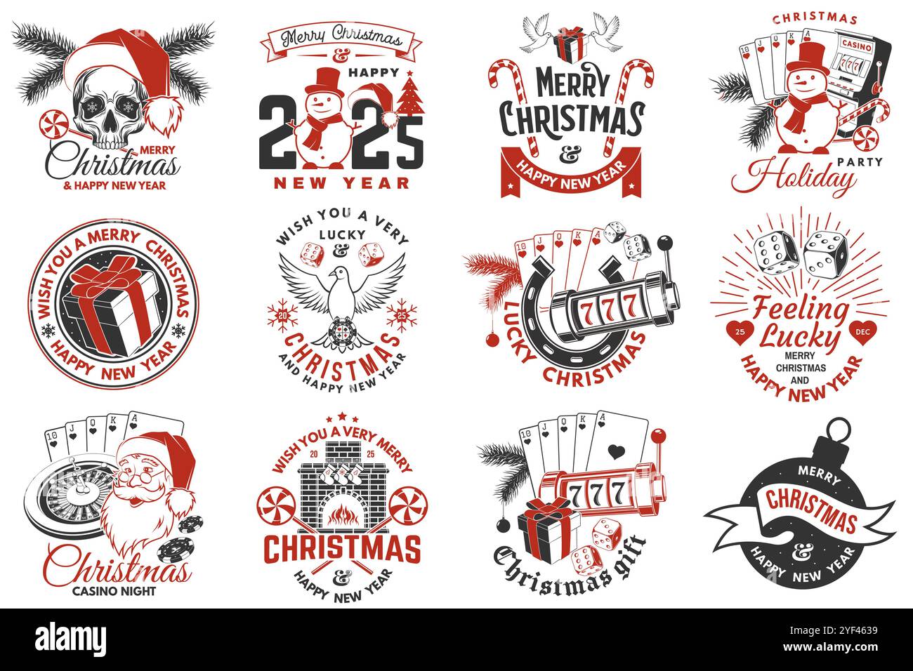 Santa claus playing cards hi-res stock photography and images - Alamy