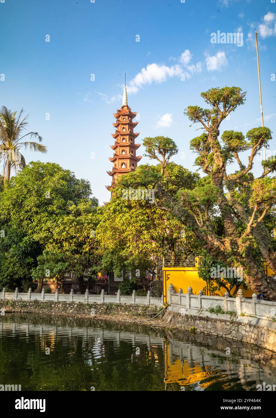 The 15m tall stupa known as Bao Thap, or Bao Tower, and the entrance at ...