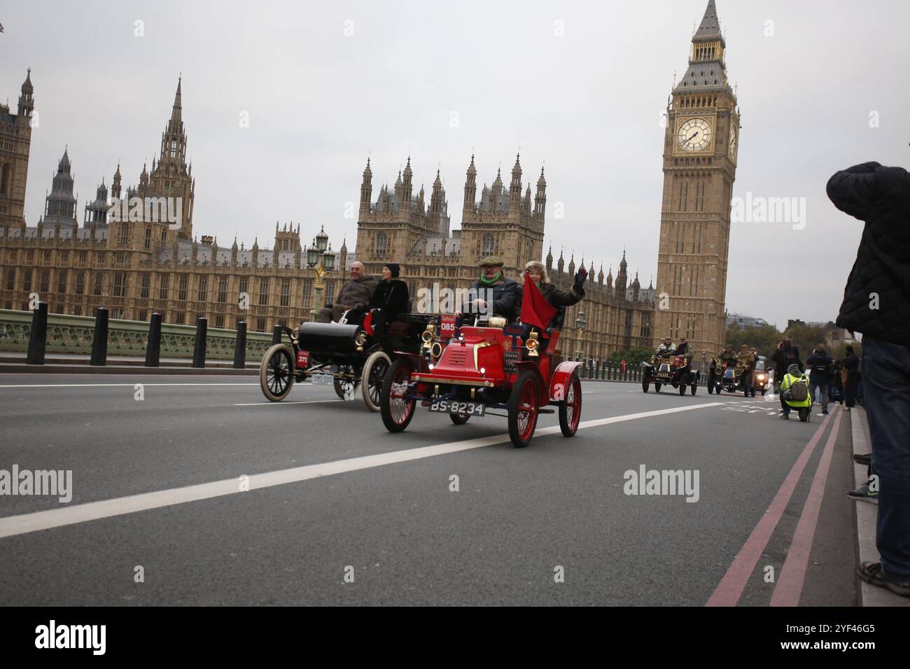 3rd November 2024, London,UK Annual Rally of Century Old Cars The ...