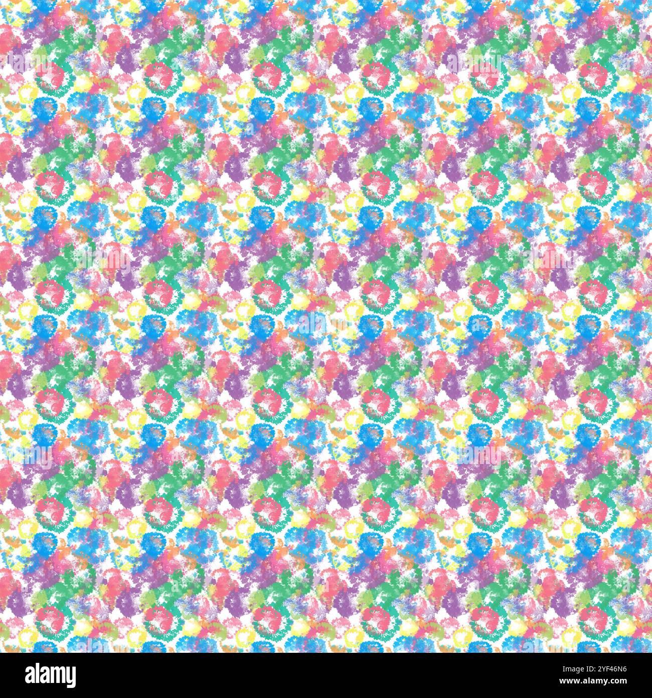 Colorful undefine shape dots, seamless pattern illustration Stock Photo ...