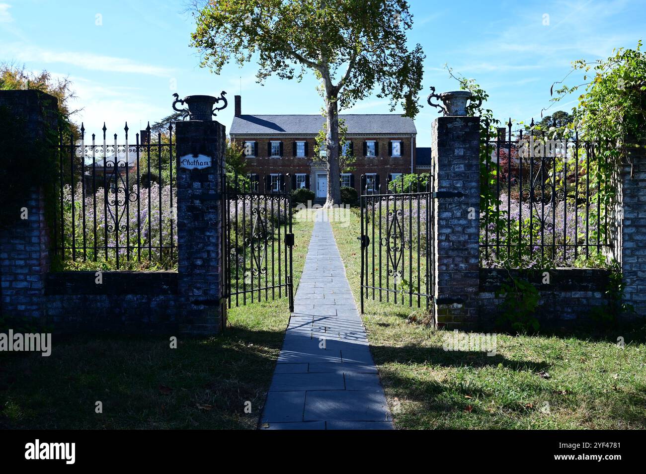 Chatham Manor is a Georgian-style mansion home completed in 1771 Stock ...