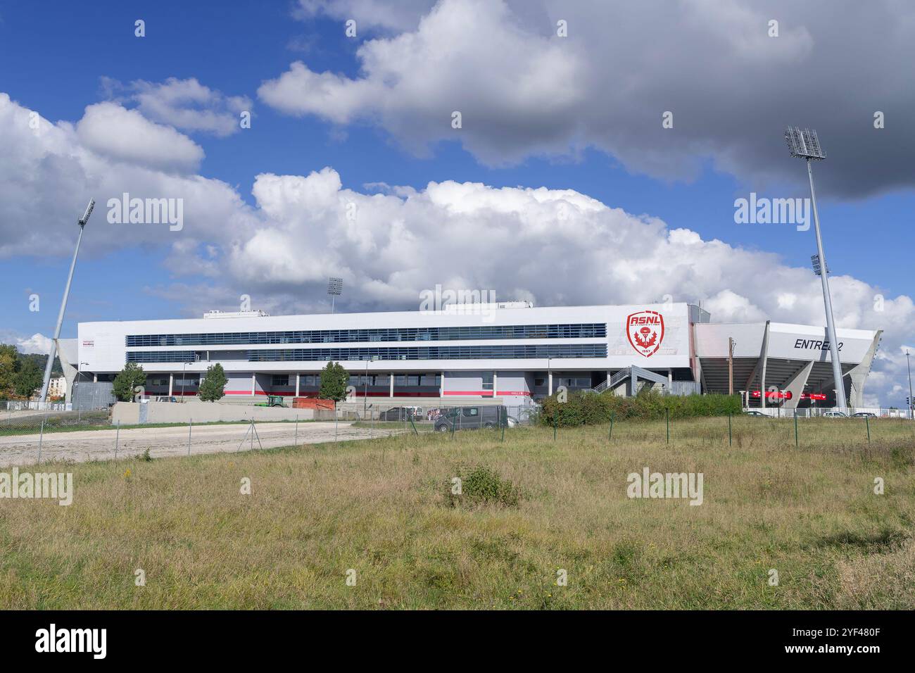 Tomblaine, France - View on the Marcel Picot stadium completely rebuilt ...