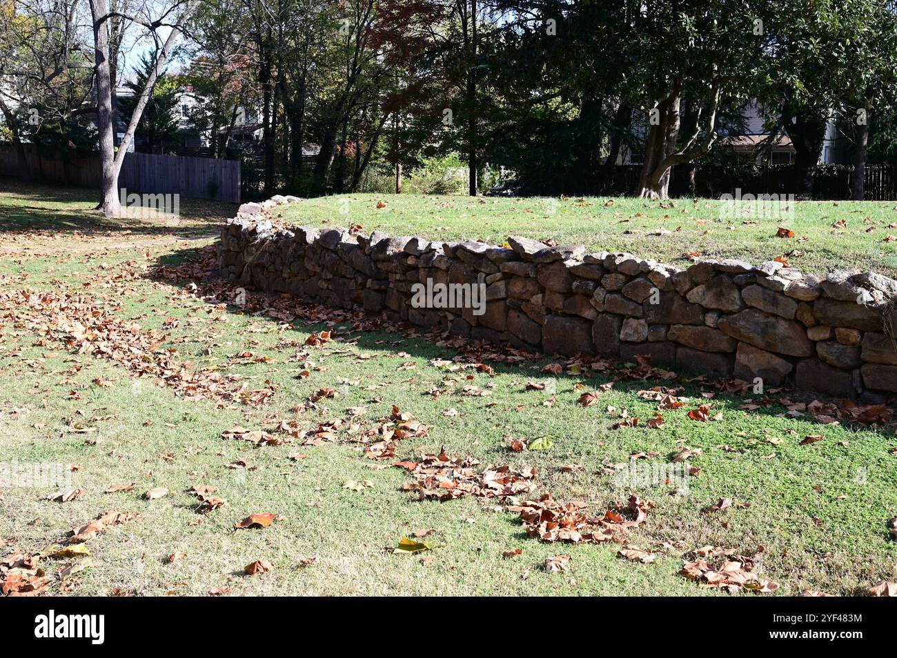 Sunken Road, the scene of a bloody battle at Fredericksburg during the ...