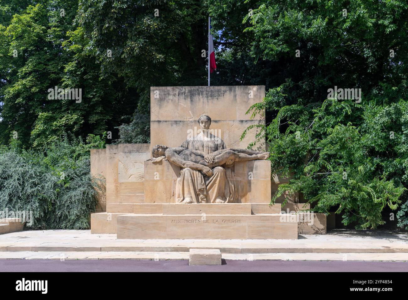 Metz, France - Metz War Memorial sculpted by Paul-François Niclausse in ...
