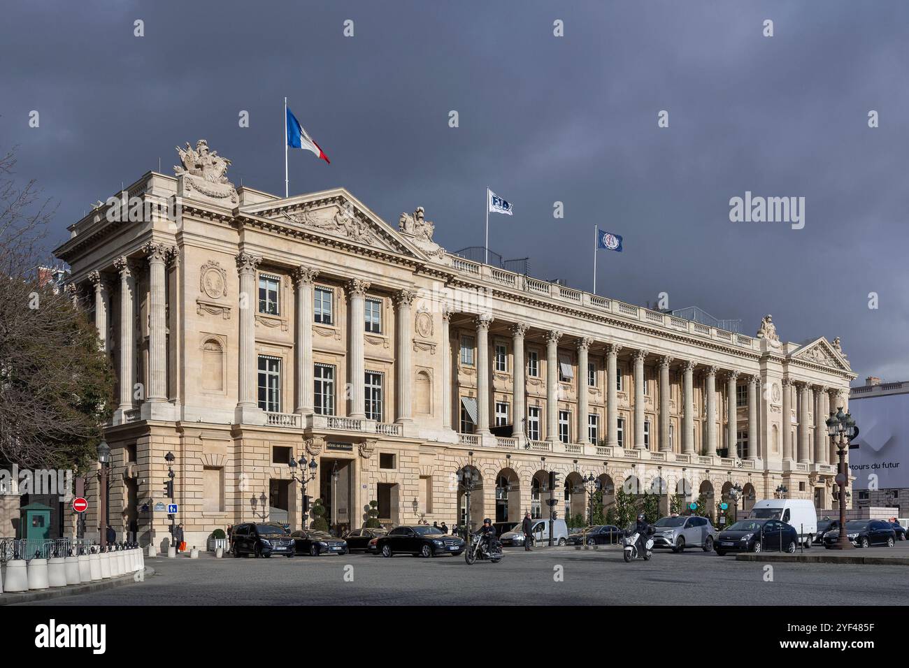 Hotel de crillon as a landmark hi-res stock photography and images - Alamy
