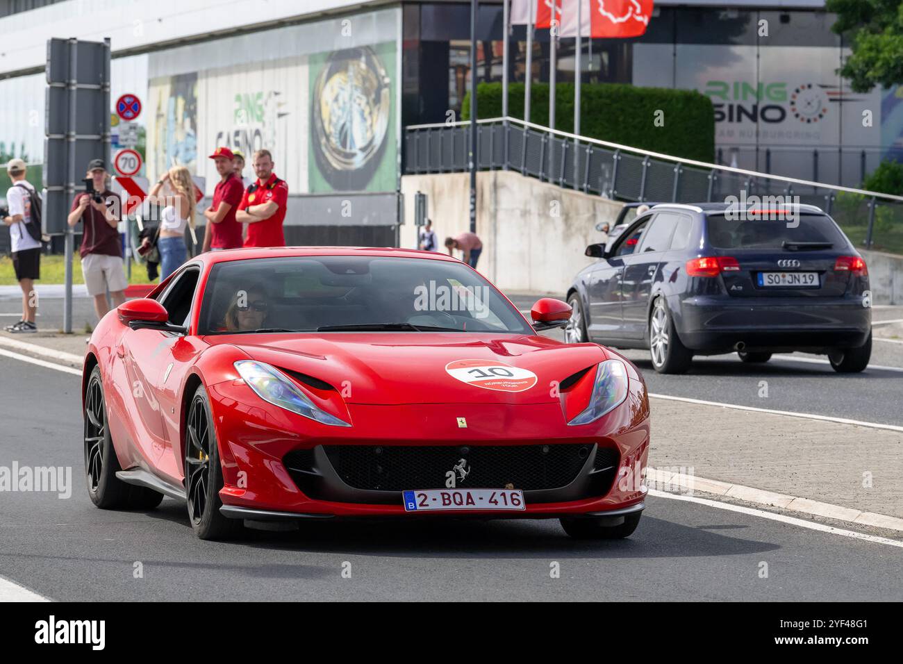 Red ferrari ferrari 812 superfast hi-res stock photography and images ...