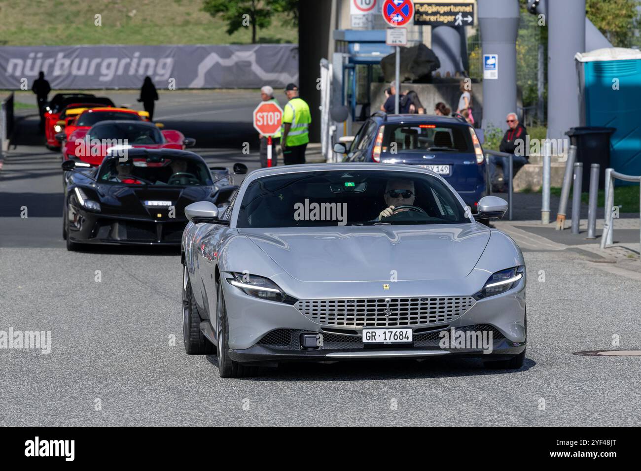 Ferrari roma driving hi-res stock photography and images - Alamy